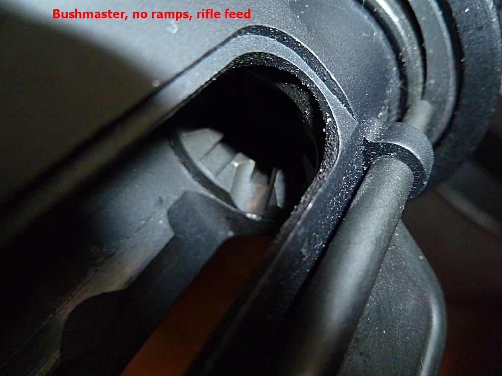 Opinions sought: have this barrel's feed ramps been damaged? **NEW PICS ...