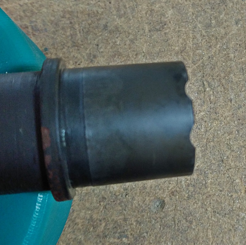 Opinions sought: have this barrel's feed ramps been damaged? **NEW PICS ...